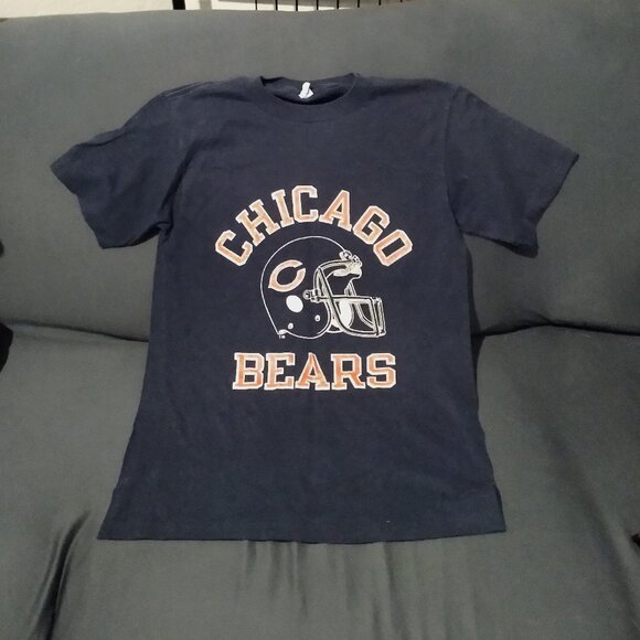 Shirts | Vintage Blue Chicago Bears Tshirt Size Large | Poshmark